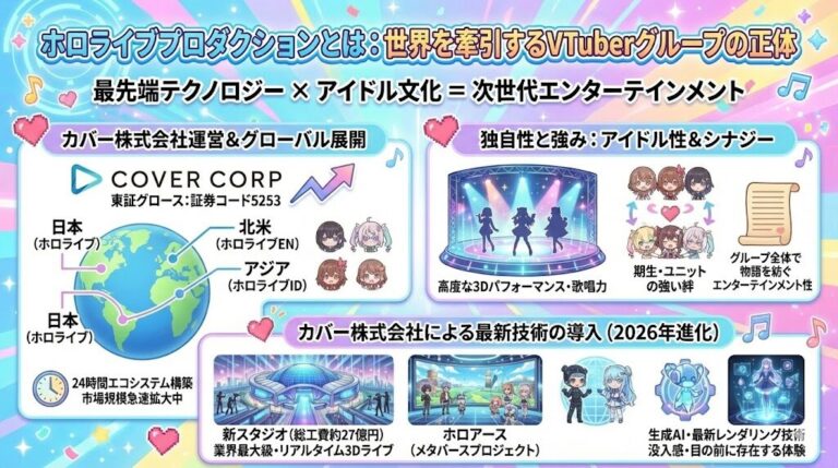 【2026年最新】ホロライブ完全攻略ガイド｜所属タレント・イベント・最新情報まとめ - satimo-misc